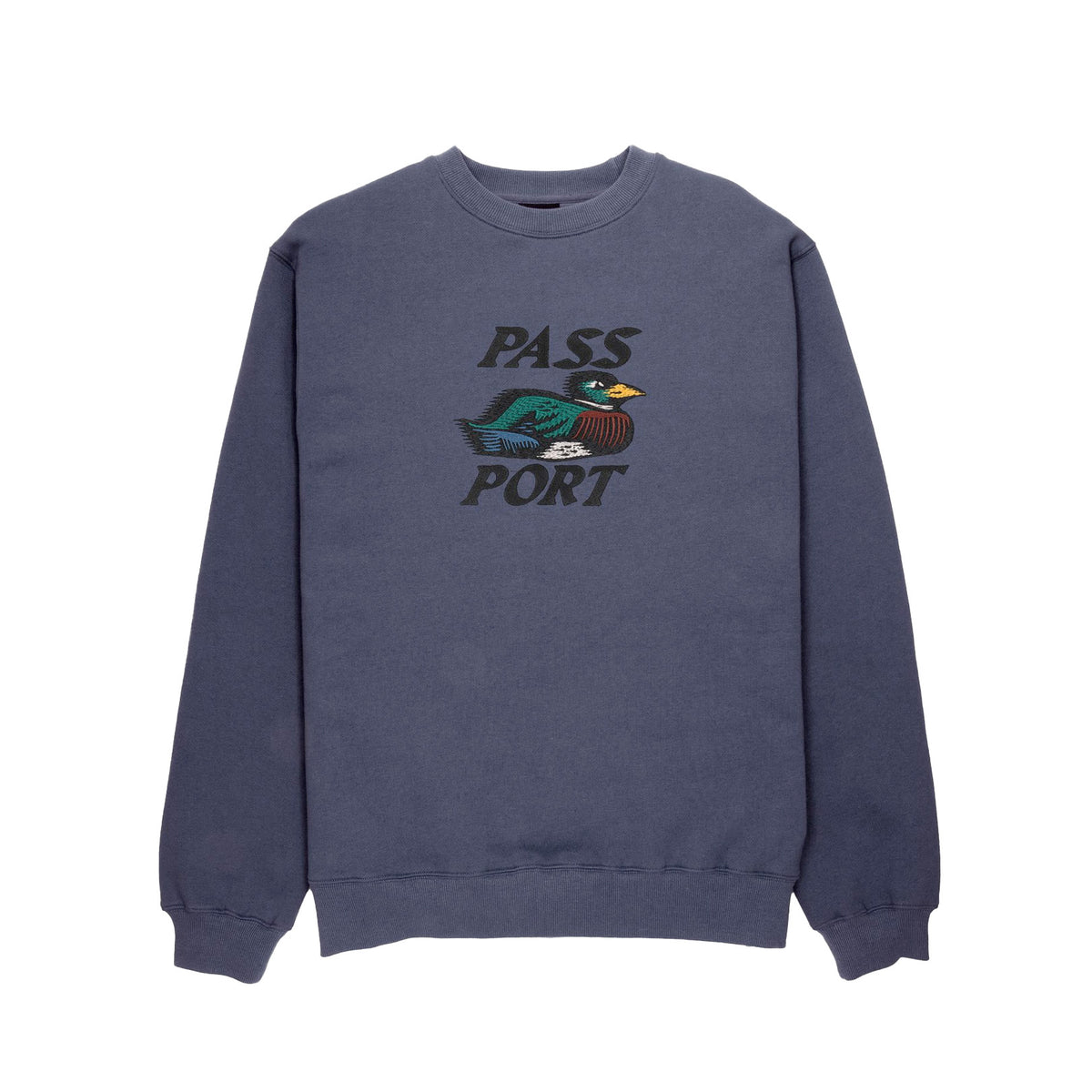 Passport Fast Duck Sweater Crewneck Dusty Blue – Locality Store