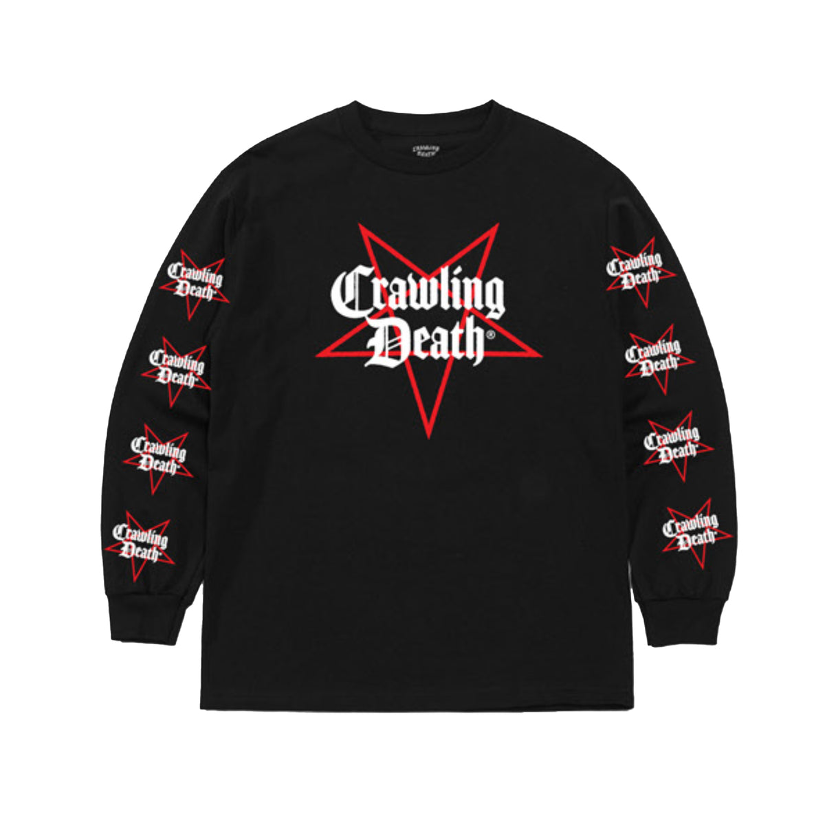 Crawling Death Star Logo L/S Black Sale – Locality Store