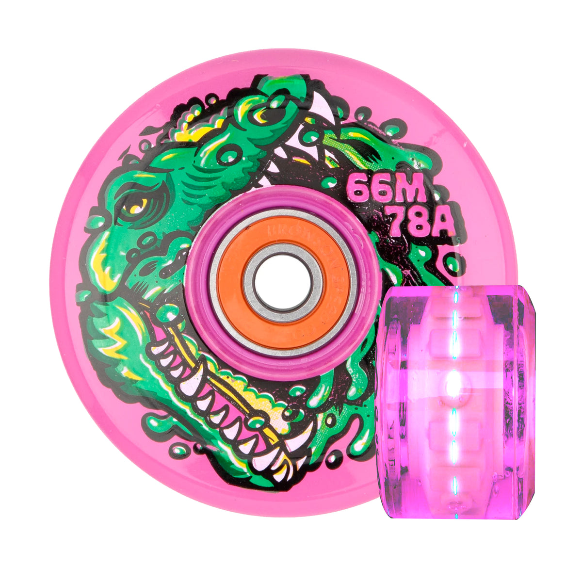 Slime Balls Gator Swamp Spew Light Ups OG Slime Transparent Pink 66mm ...
